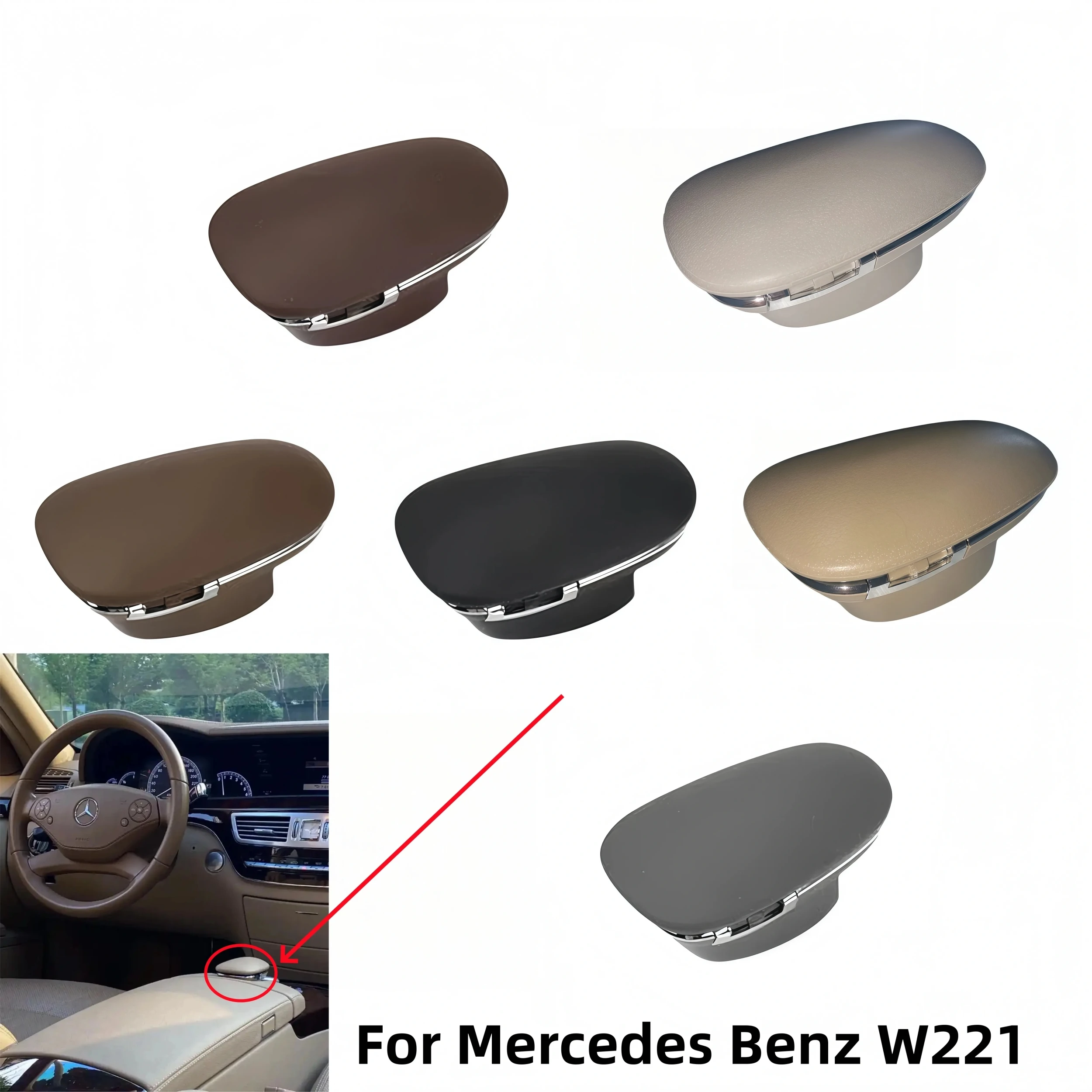 Car Phone Cover Center Console Armrest For Mercedes Benz W221 S-Class ...