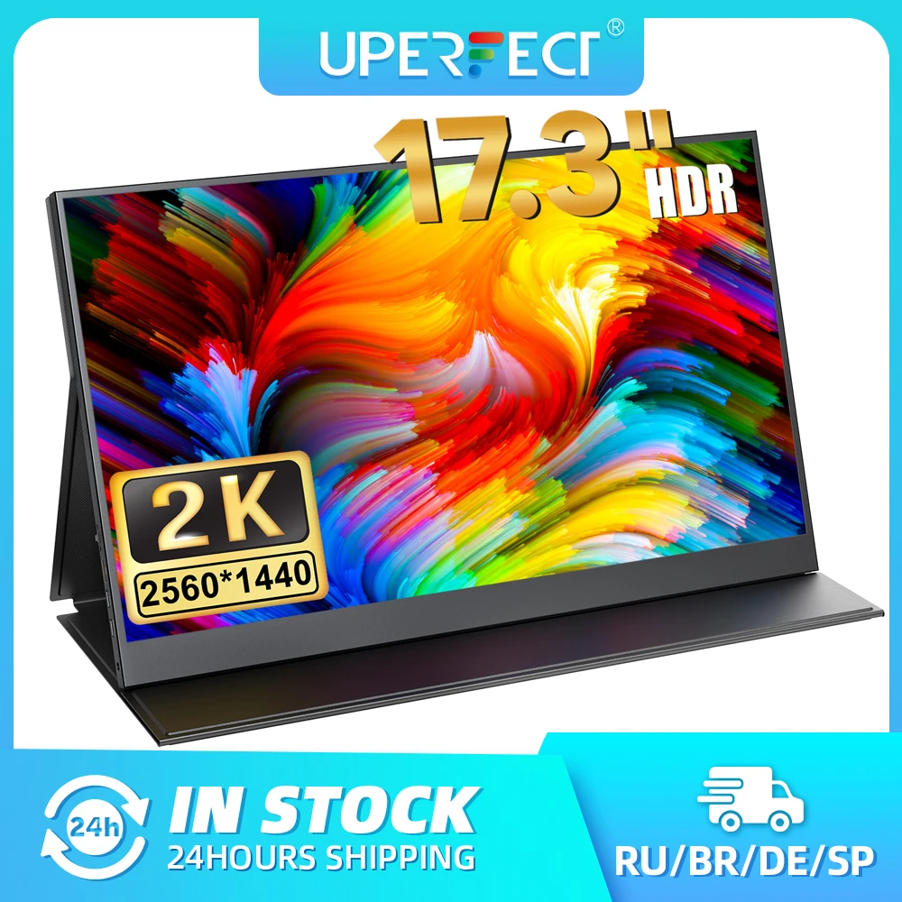 UPERFECT-17-3-Portable-Monitor-Mobile-Display-2K-1080P-Full-HD-IPS-HDR ...