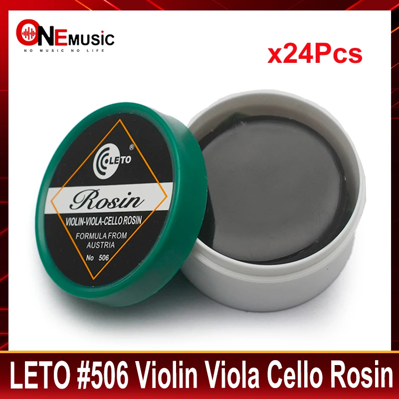 24Pcs-LETO-506-Violin-Rosin-Viola-Rosin-Cello-Rosin-Round-Shape-with ...