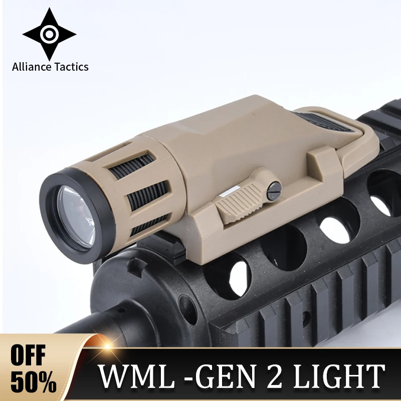 Tactical WML GEN 2 Flashlight Nylon Hanging Scout White LED Strobe ...