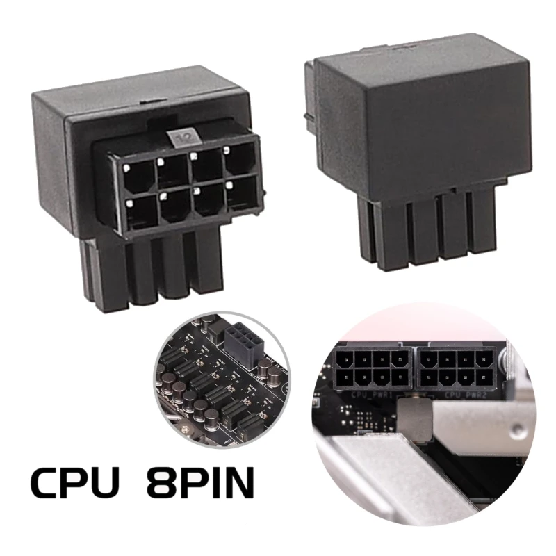CPU-8Pin-Female-to-Male-Power-Connector-Adapter-GPU-PCIe-8Pin-90-Degree ...