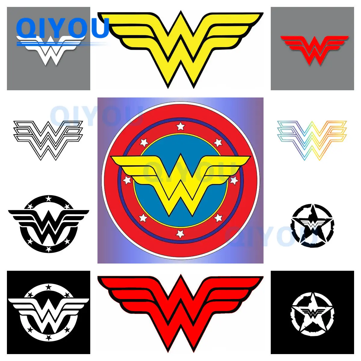 Personalized-Body-Decoration-Wonder-s-Womans-Car-Stickers-Are-for-Die ...