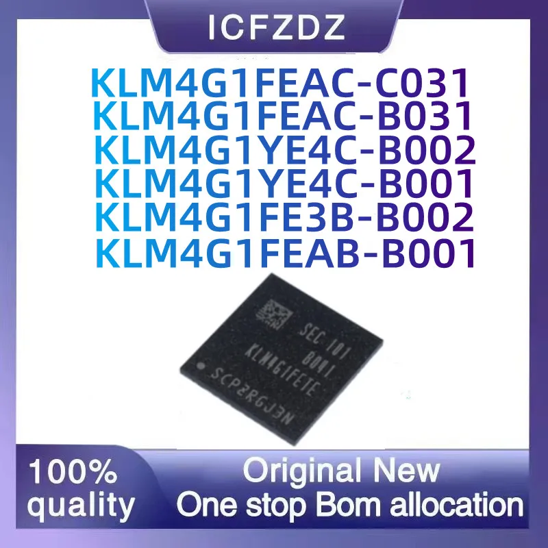 New Original Klm4g1feab-b001 Klm4g1fe3b-b002 Klm4g1ye4c-b001 Klm4g1ye4c ...
