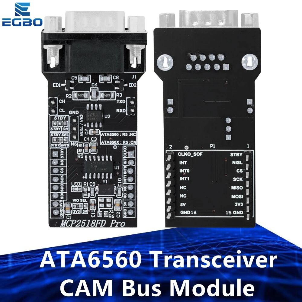 SPI-to-CANFD-Module-MCP2518FD-Module-ATA6560-Transceiver-CAM-Bus-Module ...