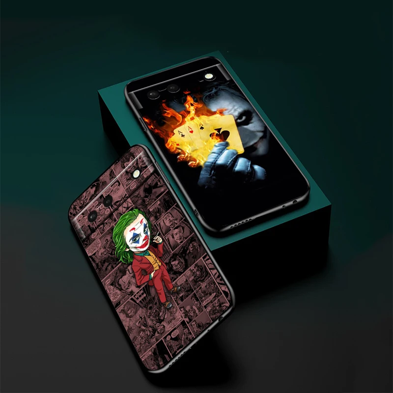 Joker 2019 Movie Poster Black Soft Phone Case Cover for Google Pixel 7A ...