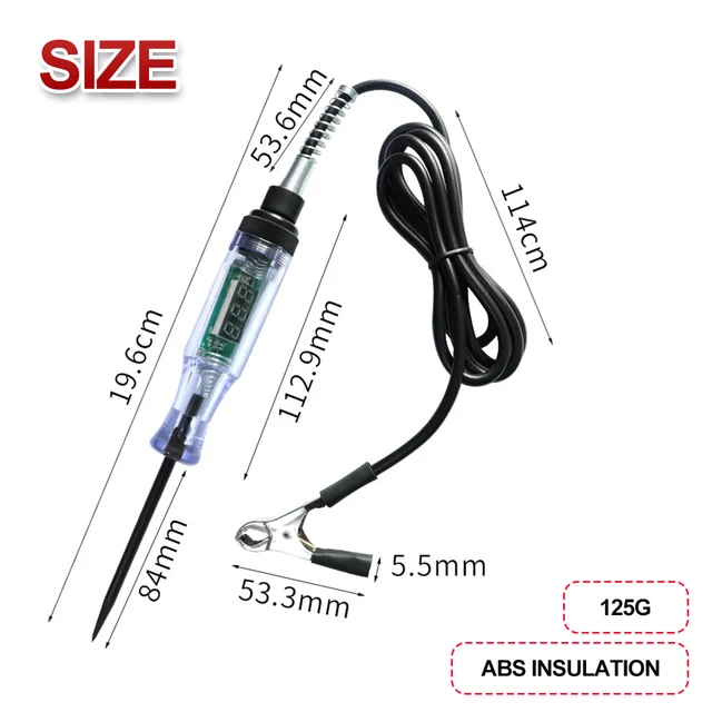6-24V Electric Voltage Tester Circuit - SUPER CAR ID