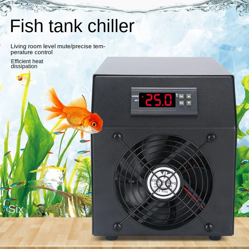 New 200W Aquarium Water Chiller 60L Fish Tank Cooler Heater System 10 ...