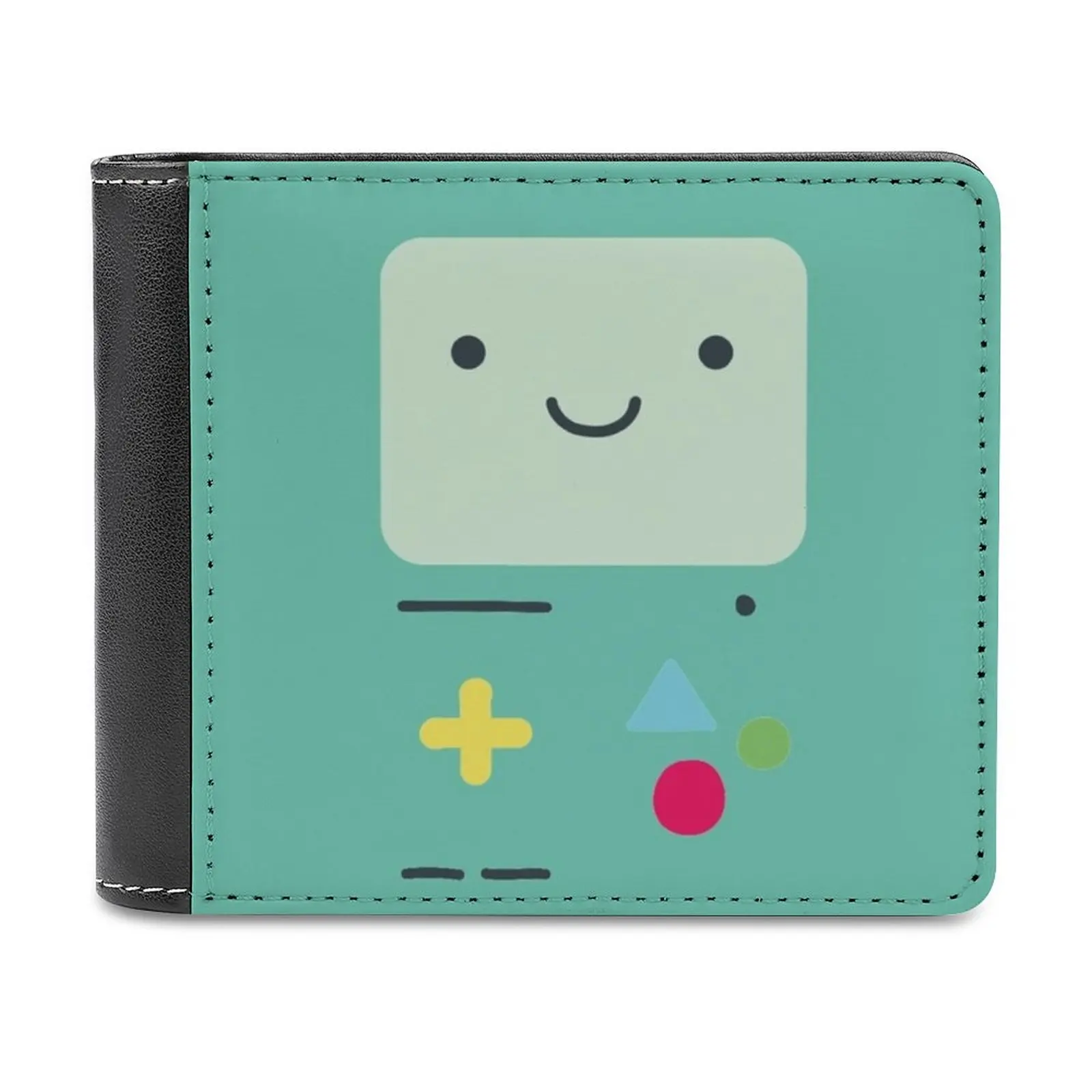 Bmo Leather Wallet Men's Wallet Purse Money Clips Cartoon Adventure ...