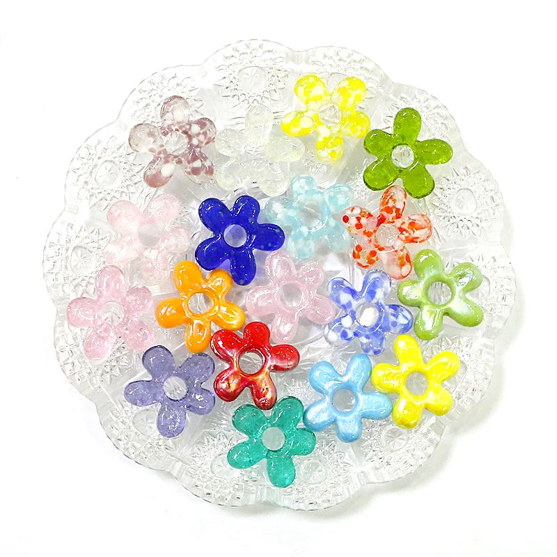 6pcs-Irregular-Shape-Cute-Mini-Glass-Flower-Ornament-Christmas-Wedding ...