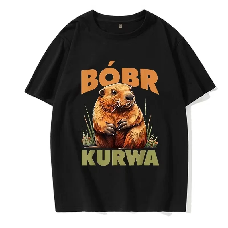 90s-Cartoon-Bobr-Kurwa-Grunge-Tshirt-Funny-Kurwa-Bober-Mange-T-Shirt ...