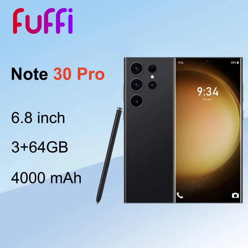 FUFFI-Smartphone-Note-30-Pro-Android-6-8-pulgadas-red-4G-64GB-ROM-3GB ...