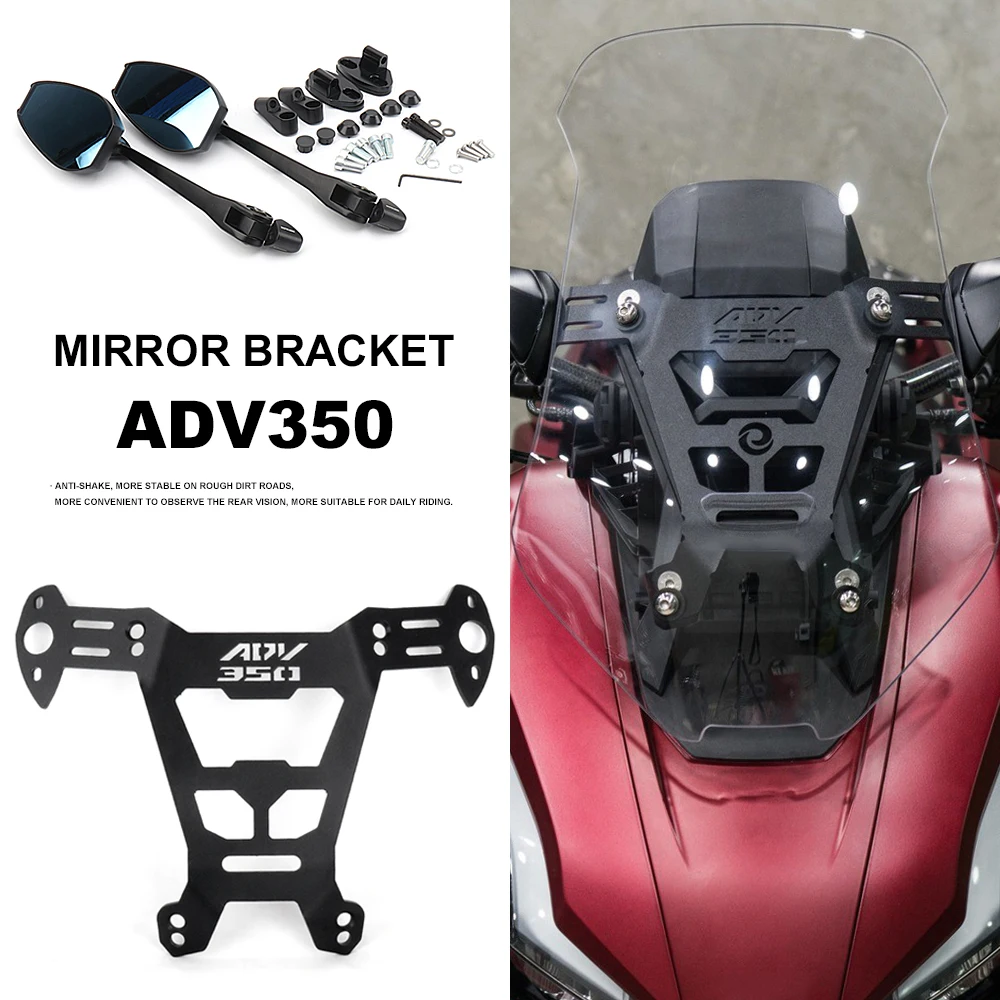 ADV350-2022-2023-2024-New-Motorcycle-Side-Mirror-Adapter-Fixed-Holder ...