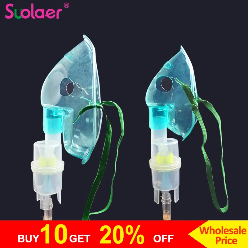Family Medical Inhalers Mask Nebulizer Masks For Child Adult Inhaler ...