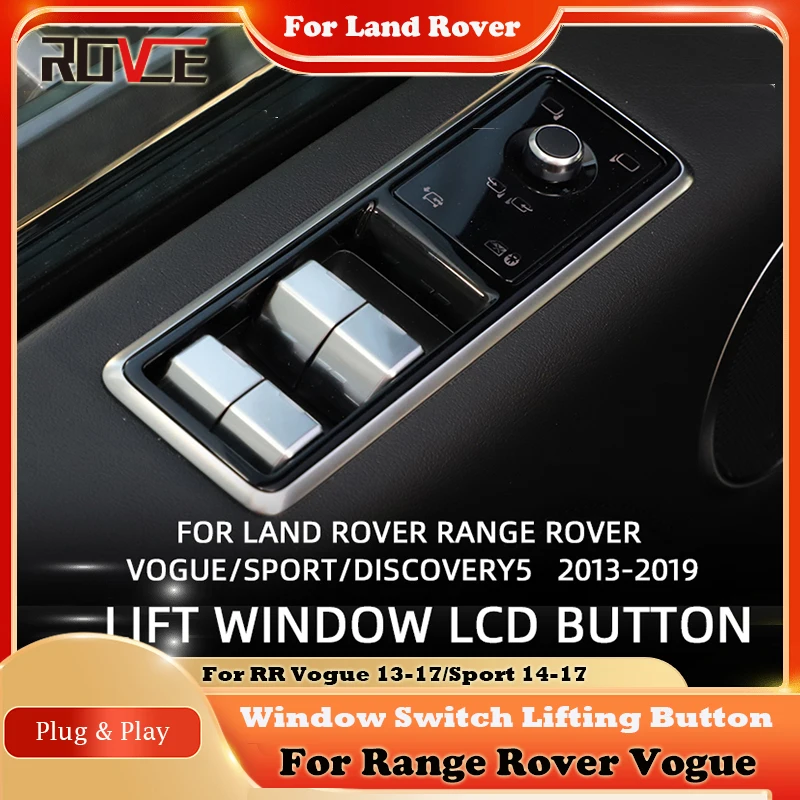 Rovce Electric Window Switch Lifting Control Liquid Crystal Button For ...