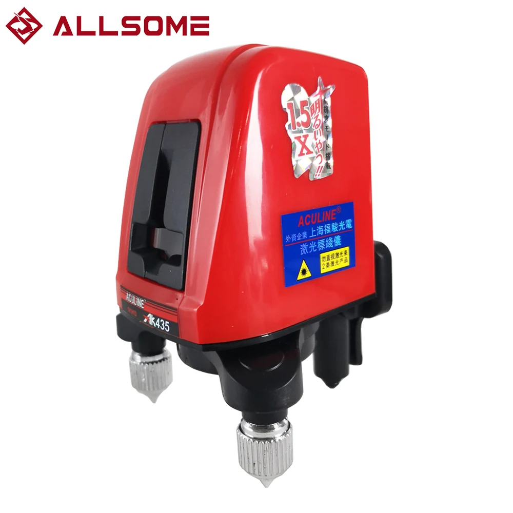 Allsome-AK435-Laser-Level-2-Line-1-Point-Laser-635nm-Slash-Function ...