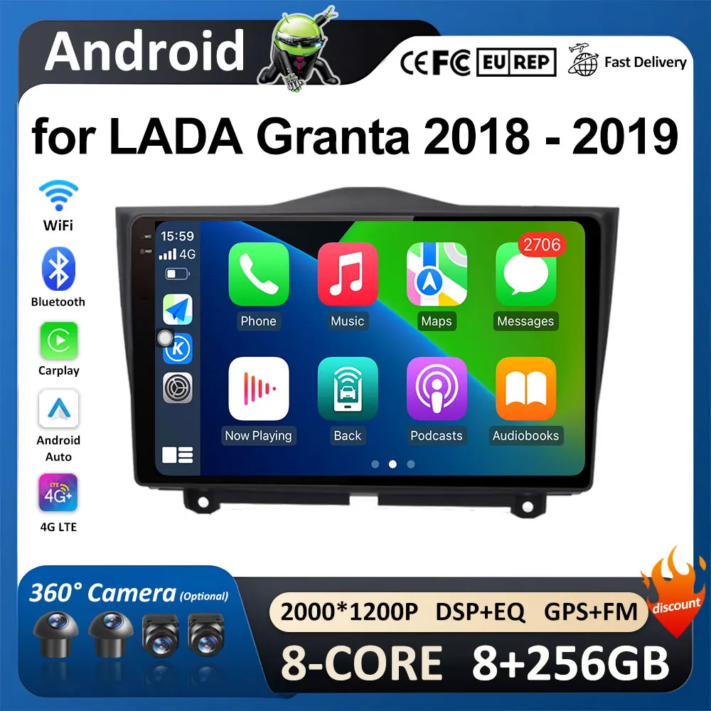 Smart-System-for-LADA-Granta-2018-2019-Car-Multimedia-Player-No-2-din ...