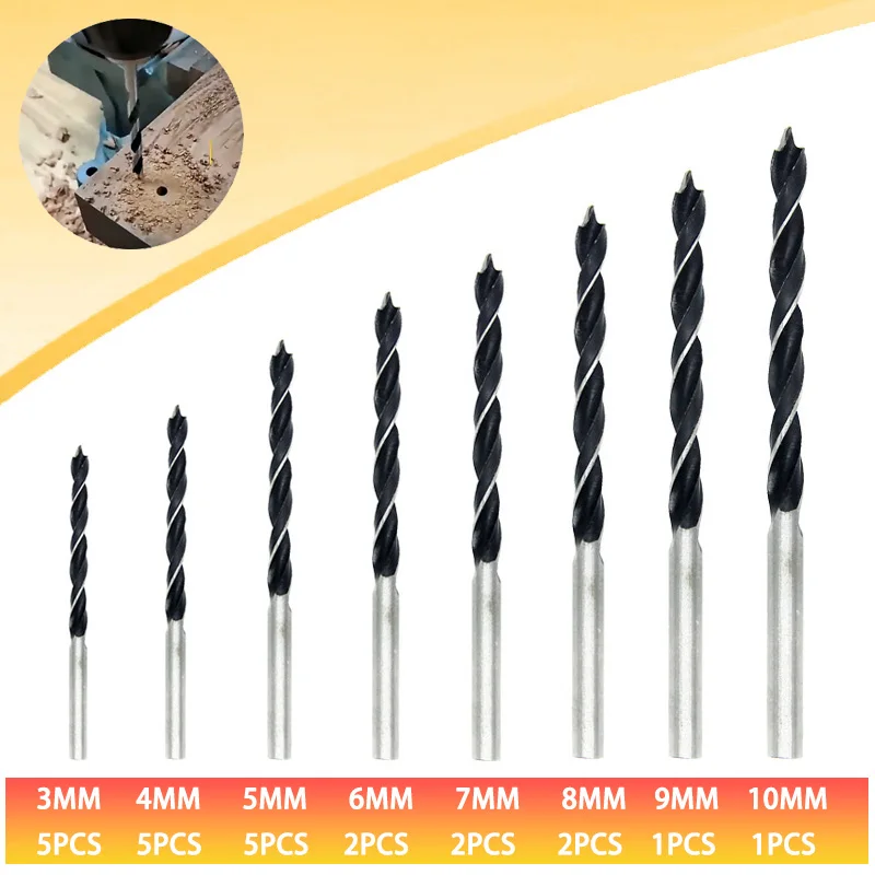 three-point-woodworking-drill-bit-perforating-support-drill-electric ...