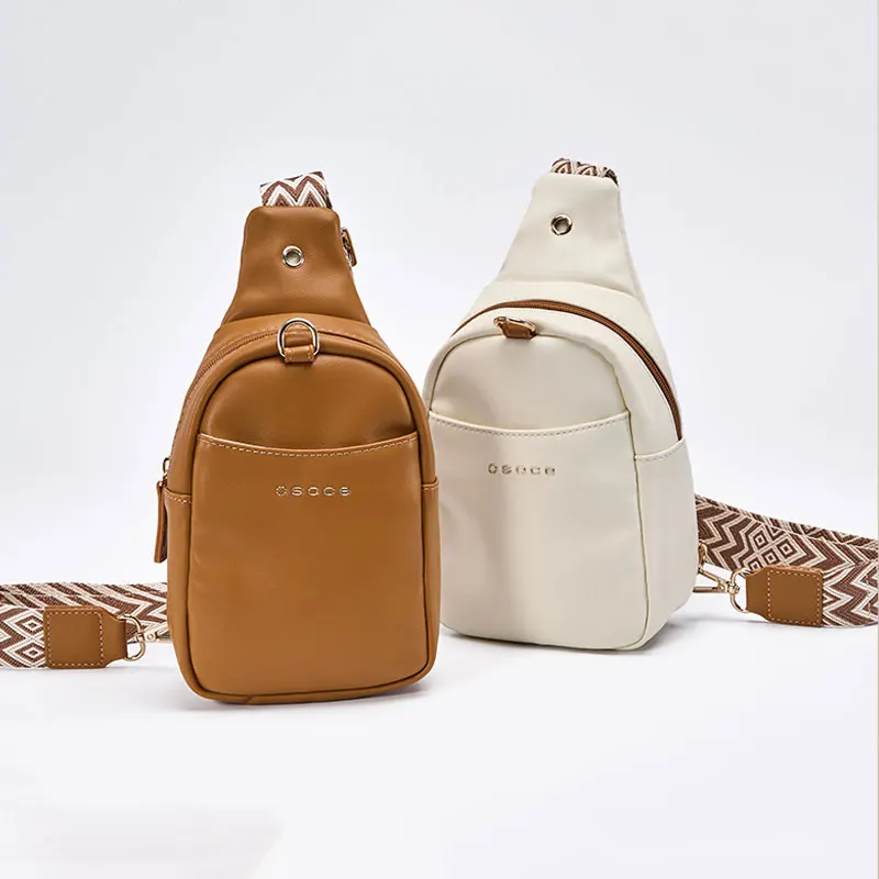 Men's chest bag, fashionable and casual shoulder bag, multifunctional ...