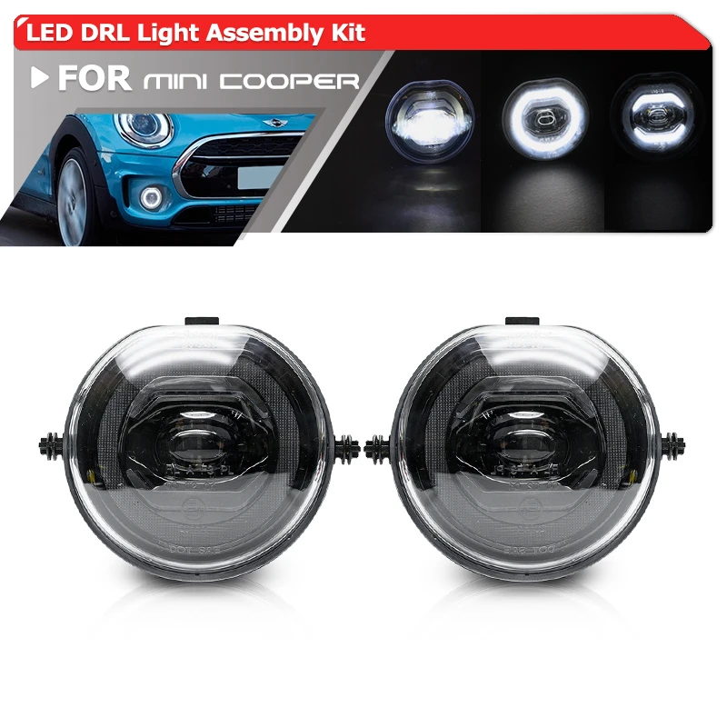 Canbus Led Halo Ring Drl Parking Driving Fog Lamp Assembly Kits For ...