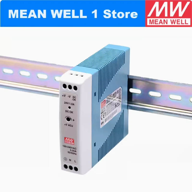 MEAN-WELL-MDR-20-24-24W-Single-Output-Industrial-DIN-Rail-Power-Supply ...