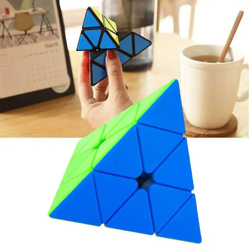 3x3x3 Smooth Triangle Cube Pyraminx Speed Cube Stickerless Brain ...