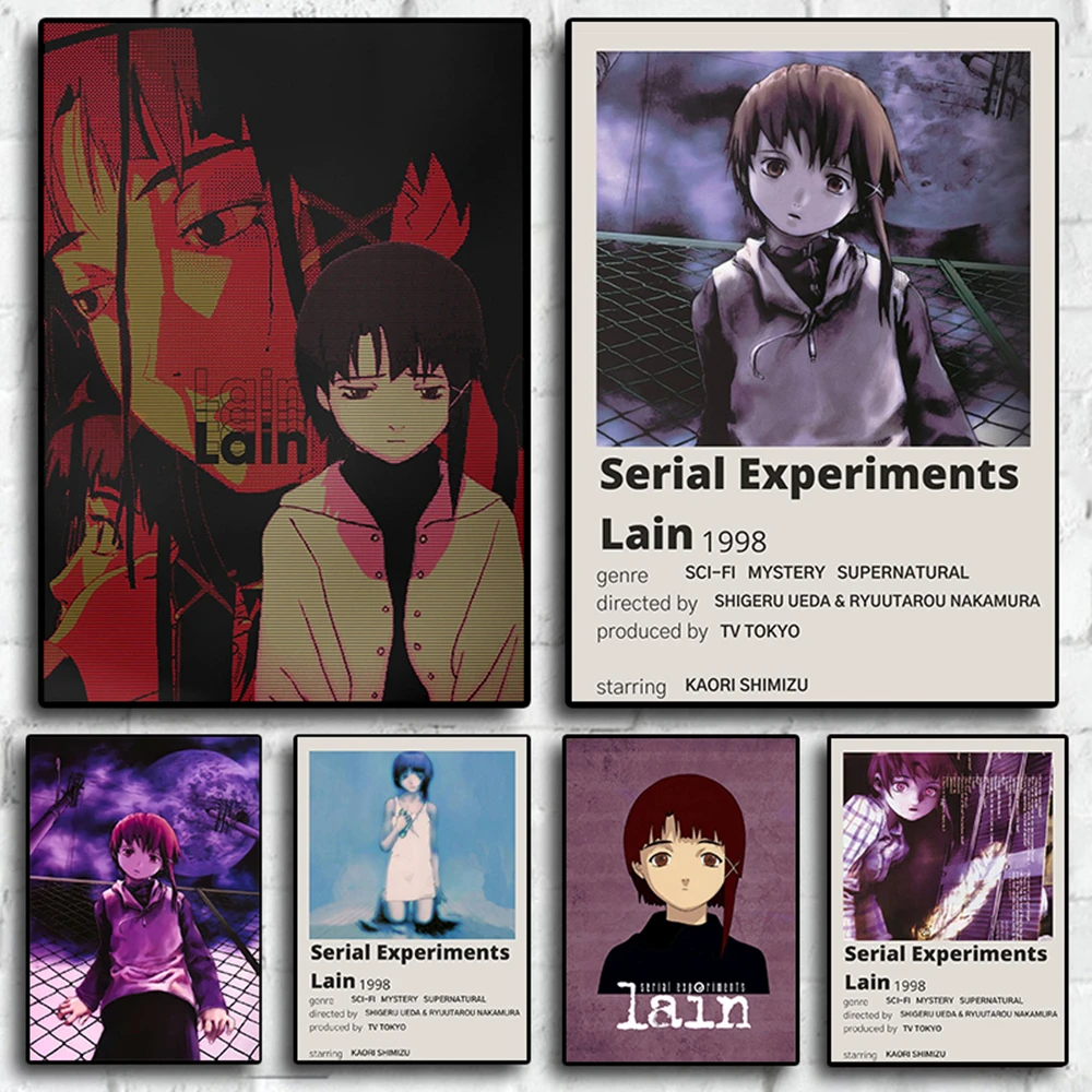 Vintage-Anime-Serial-Experiments-Lain-Poster-Kawaii-Home-decor ...