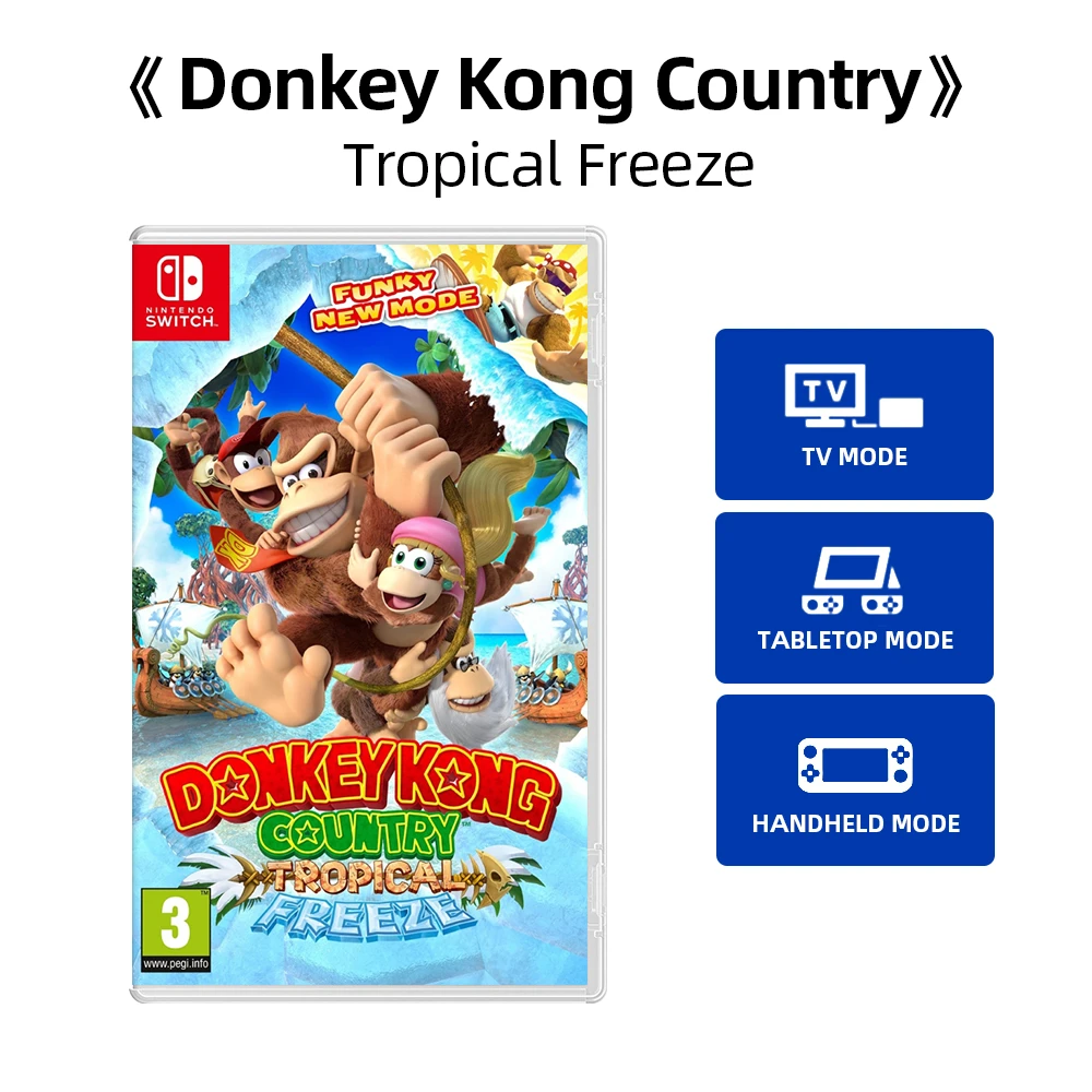 Nintendo Switch - Donkey Kong Country Tropical Freeze -tv Tabletop ...