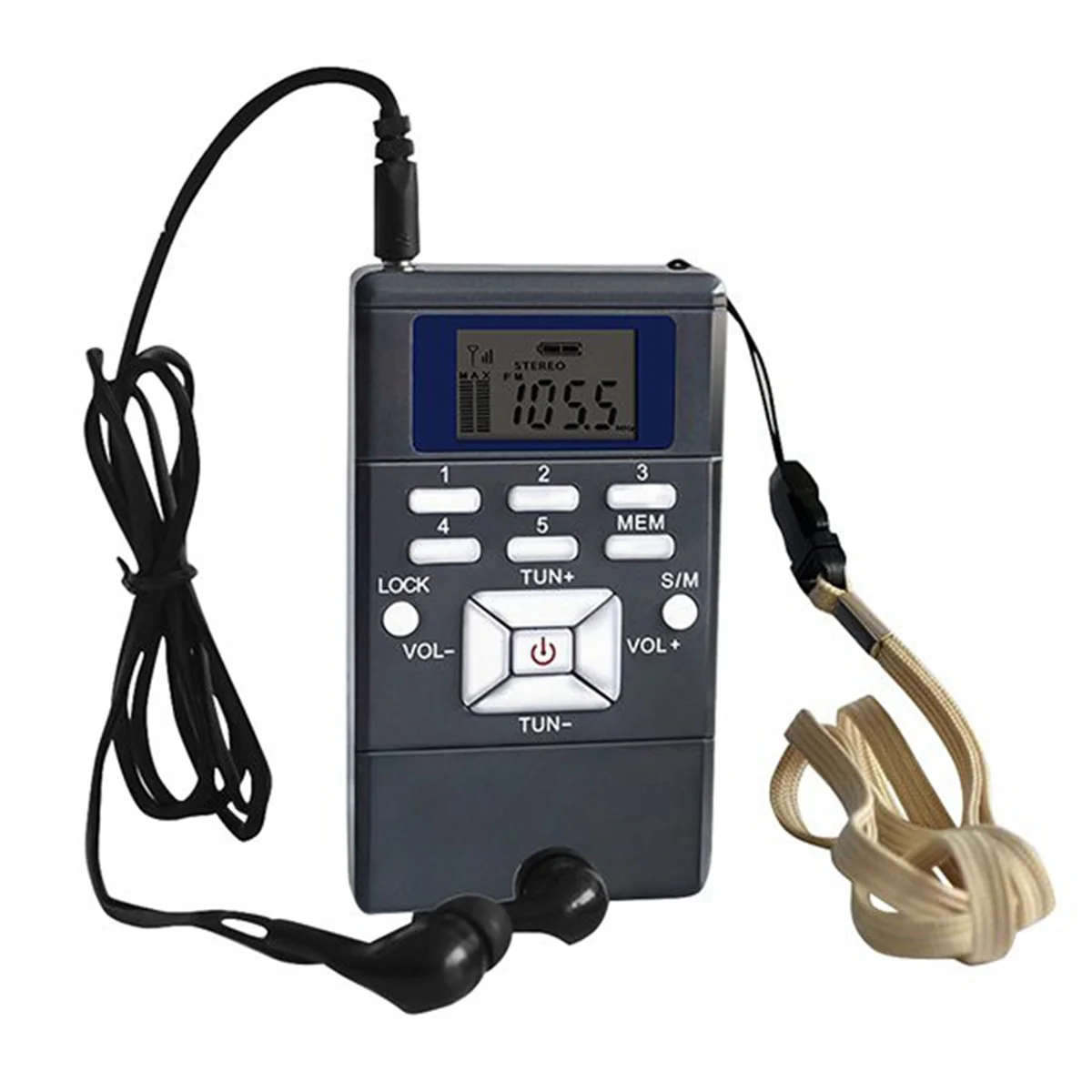 Digital-Fm-Radio-Mini-Speaker-Portable-Receiver-Display-Single-Band ...