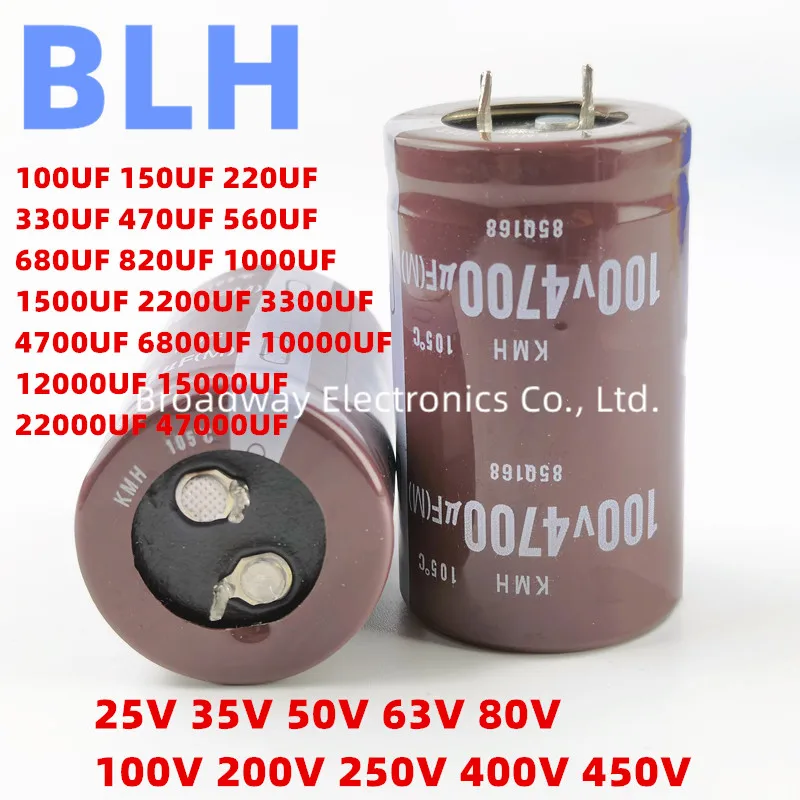 2PCS-Audio-Elektrolytkondensator-25V-35V-50V-63V-80V-100V-200V-250V-400V-450V-1000UF-1500UF ...