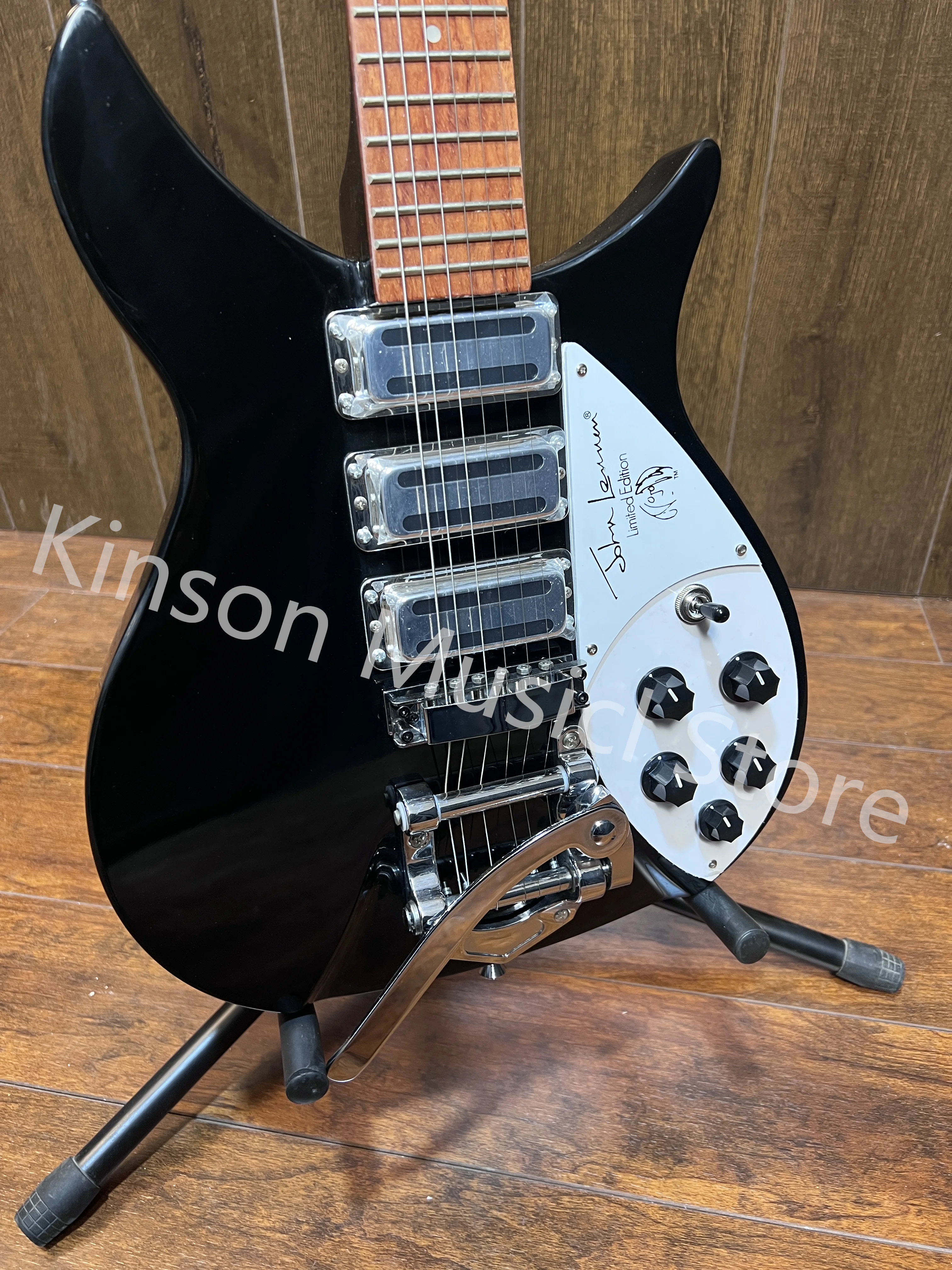 Rickenbacker-325-Electric-Guitar-With-Tremolos-System-Bridge-Black ...