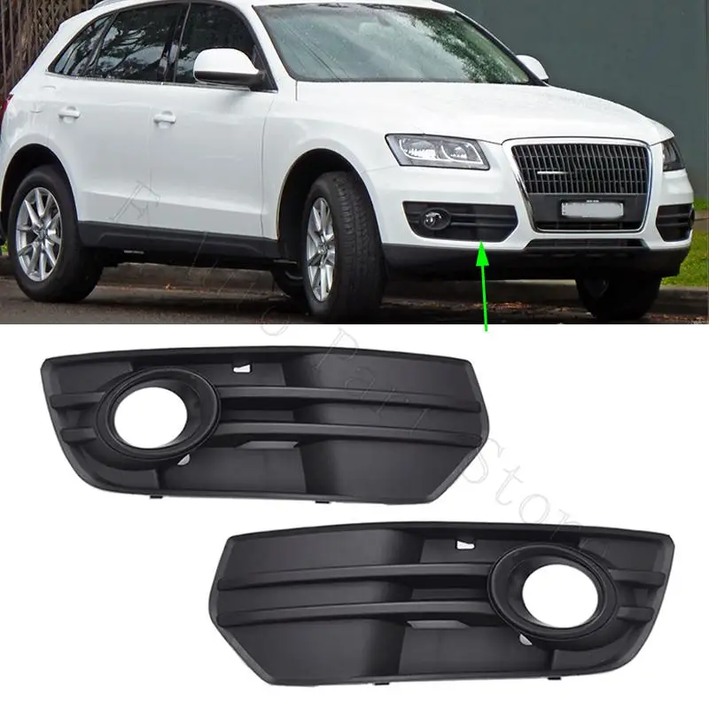 For Audi Q5 2009 2010 2011 2012 Car Front Bumper Fog Light Lamp Grille ...