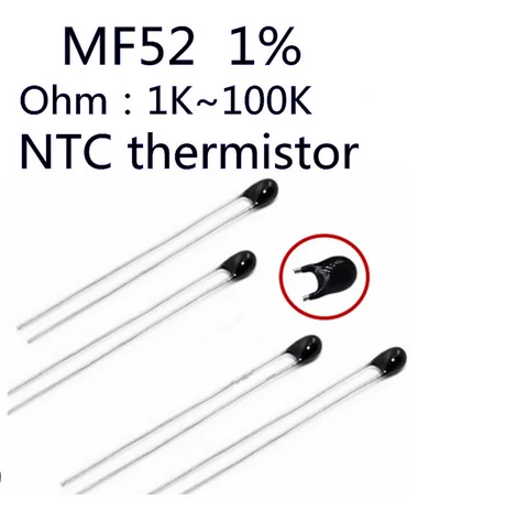 10pcs 7 1K 2K 3K 4.7K 5K 10K 20K 47K 50K 100K 1% 3950B 1/2/3/4 NTC ...