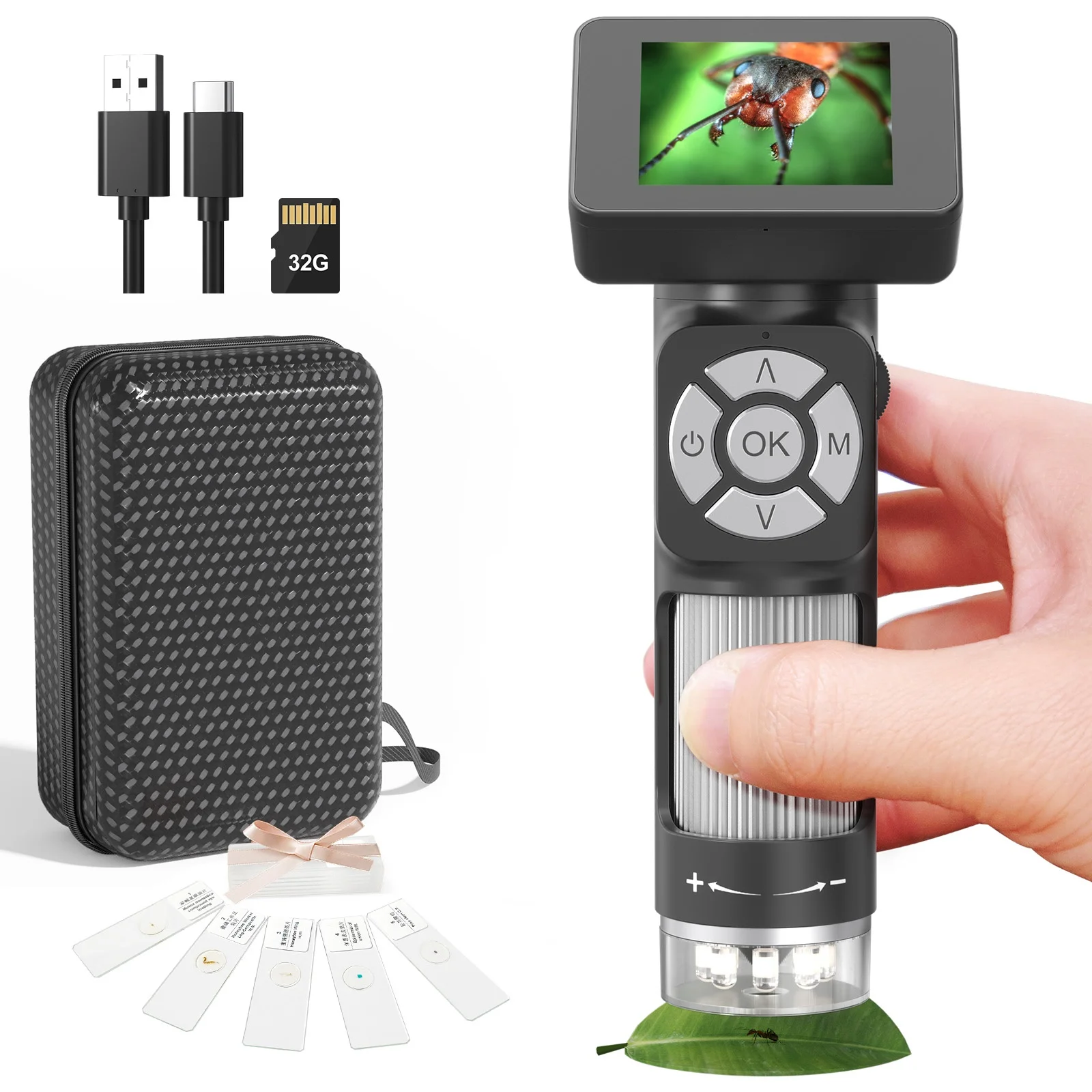 2-0-Inch-Digital-Microscope-1080P-50-500X-Coins-Microscopio-Electronic ...