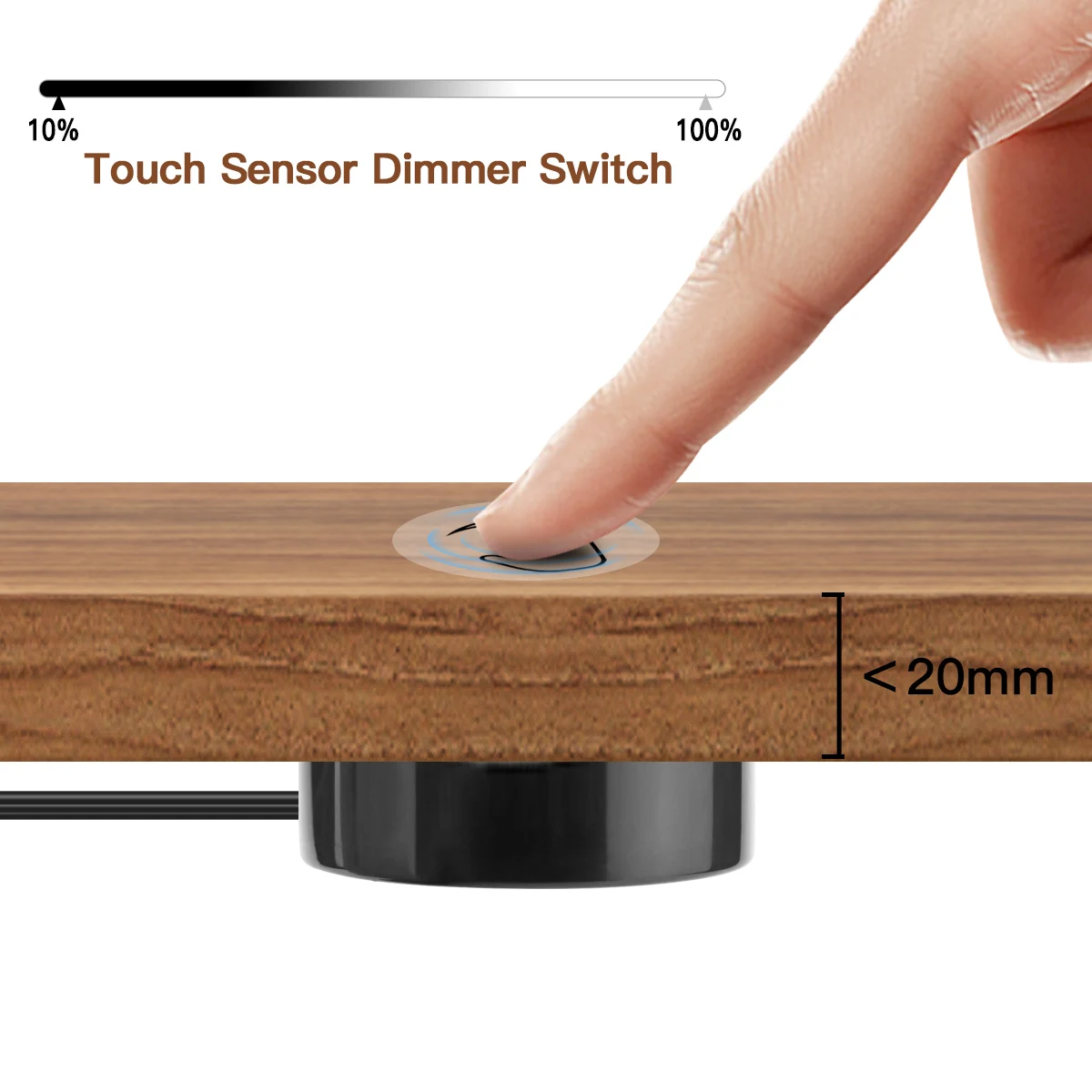 Durchdringbarer-25-mm-Holzspiegel-Touch-Sensor-LED-Lichtschalter-12-V ...