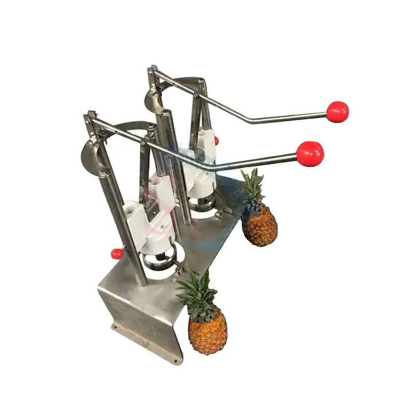 Commercial-Double-Hands-Manual-Ananas-Peeler-And-Corer-Machine-Hand ...