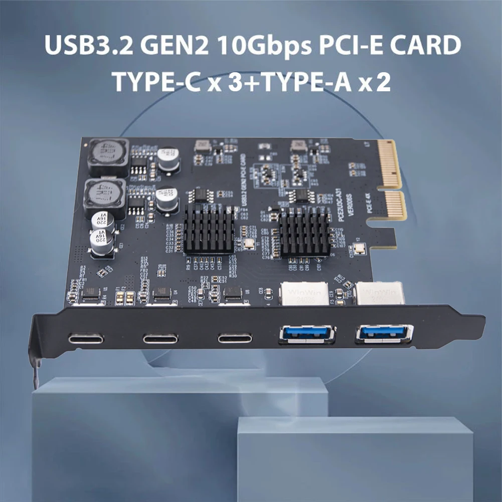 Adaptador-PCI-Express-X4-para-USB-C-USB-A-Placa-PCI-Express-Gen2-PCIe ...