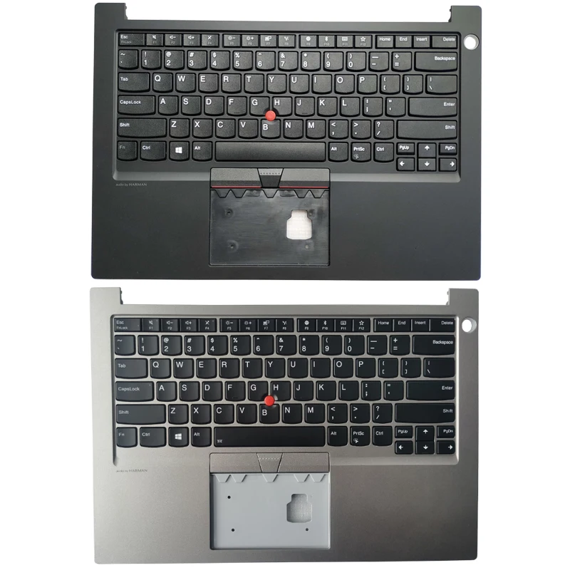 New Us Laptop Keyboard For Lenovo Thinkpad E14 Gen1 With Palmrest Upper ...