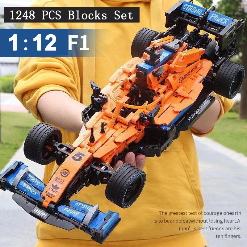 Moc RC F1 Car Building Blocks Bricks High-tech Series APP Remote ...