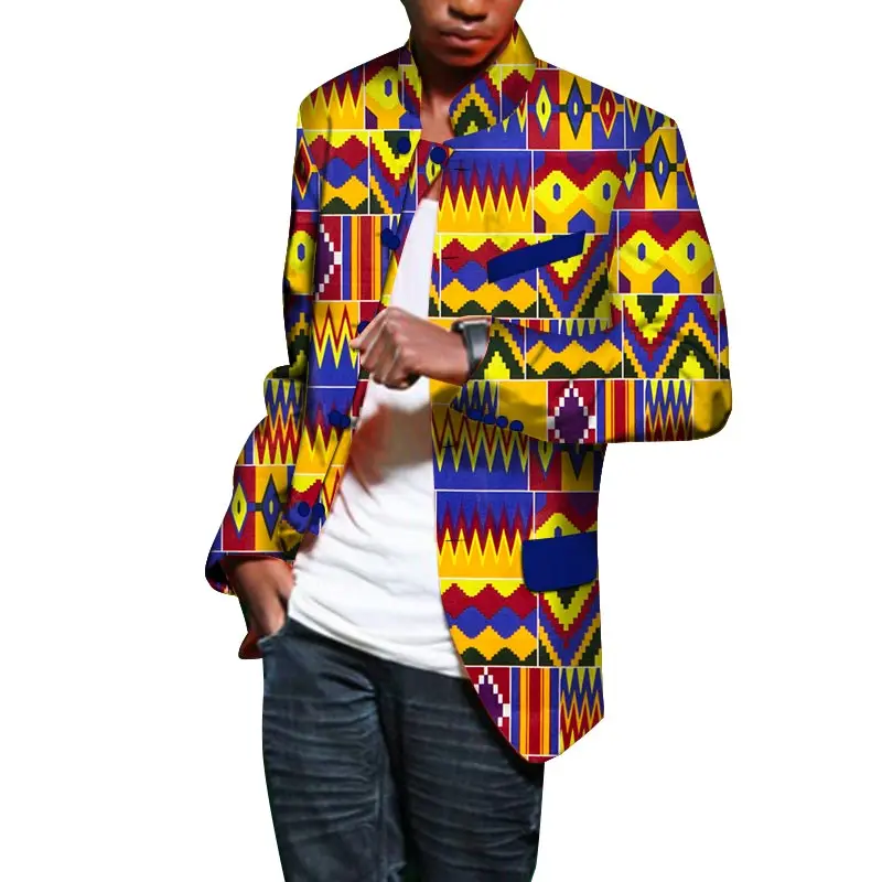 Bintarealwax African Jacket For Men African Long Sleeve Top African ...