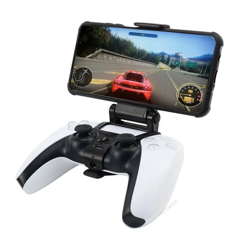 Mobile Cell Phone Stand For Ps5 Controller Bracket Mount Hand Grip For ...