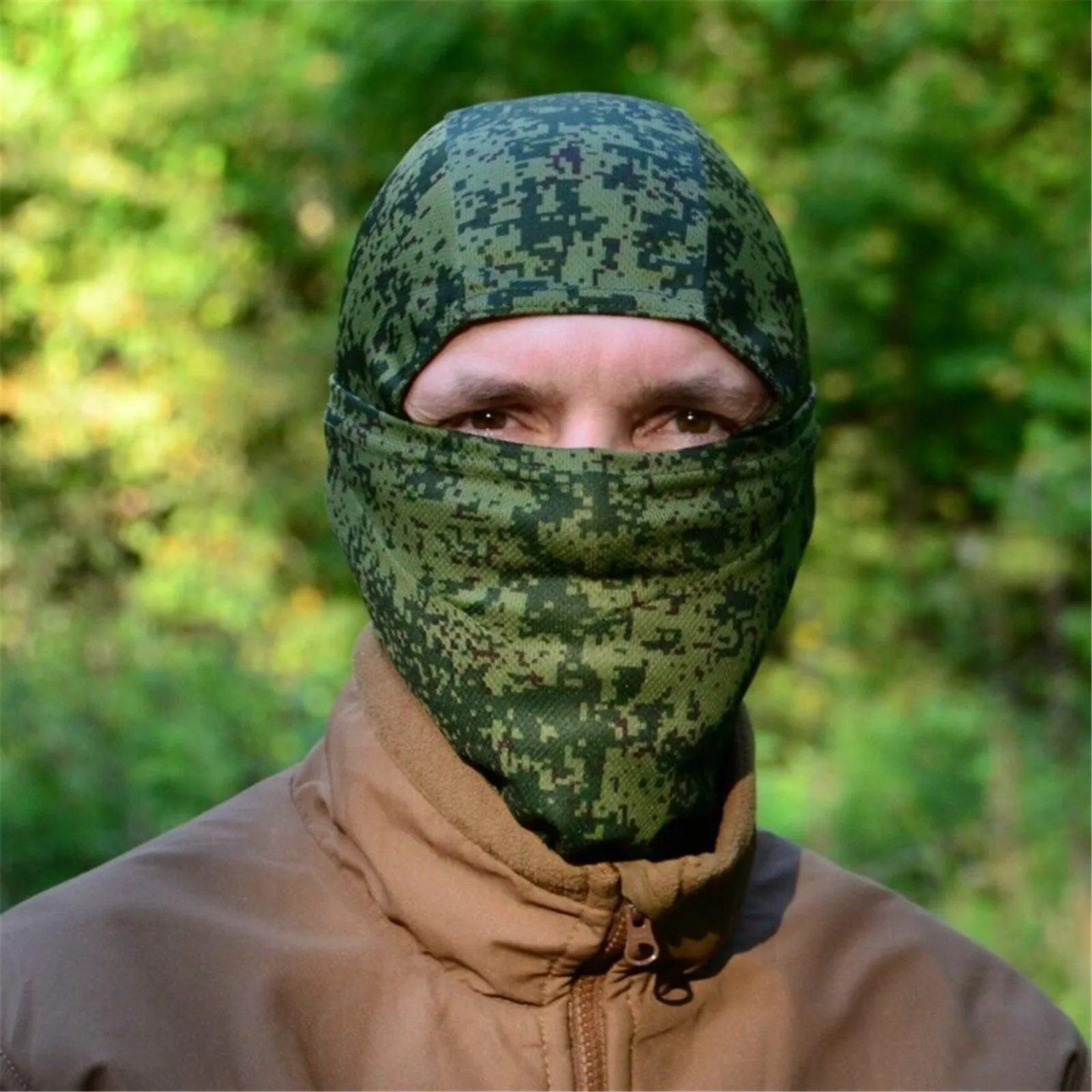 EMR-Camouflage-Small-Green-Man-Tactical-Head-Cover-Riding-Sun ...