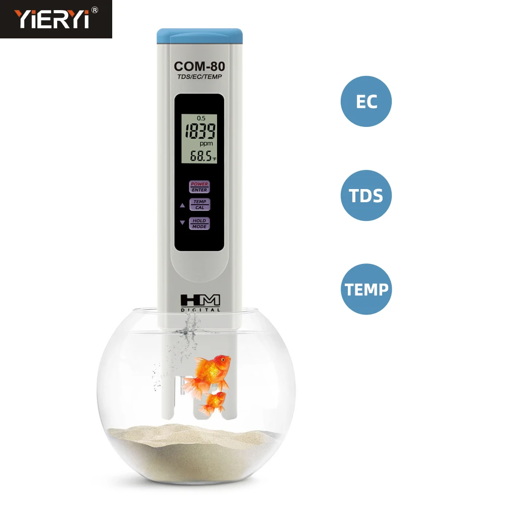 Digital 3 In 1 Temp/ec/tds Meter Drinking Water Quality Conductivity ...