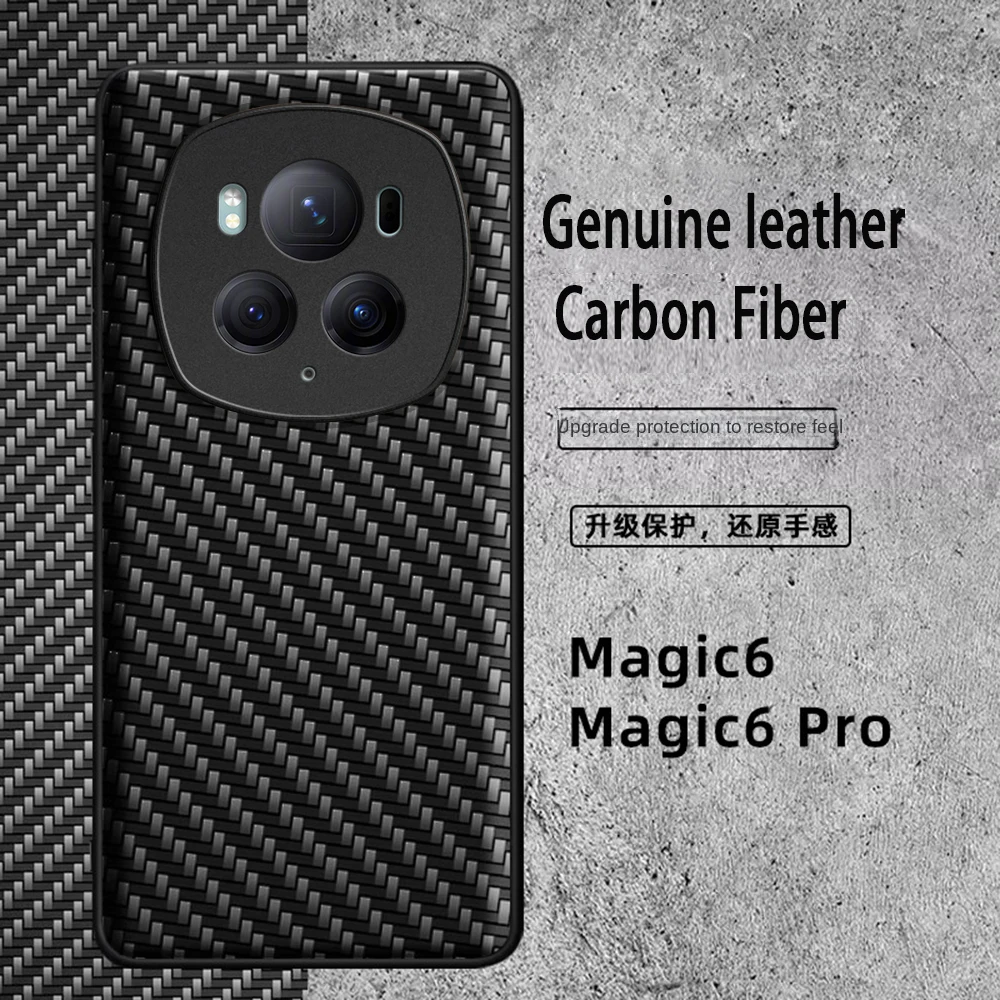 REDVAG-for-Honor-Magic6-Lite-5g-Magic-6-Pro-Case-Phone-Carbon-Fiber ...