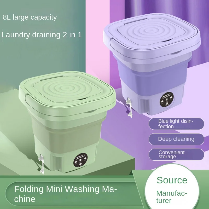 Household-Small-Folding-Washing-Machine-Student-Dormitory-Underwear ...