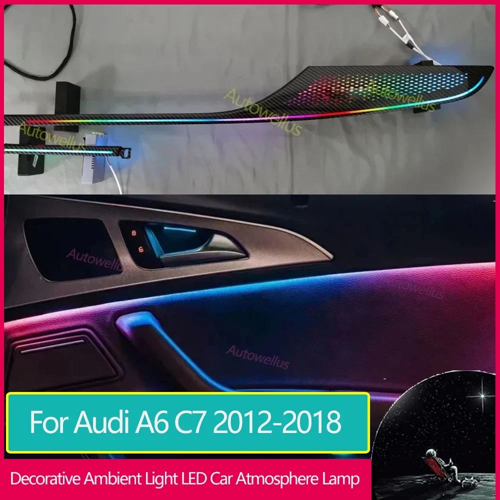 21 Colors Ambient Light for Audi A6 C7 2012-2018 Interior Lighting ...