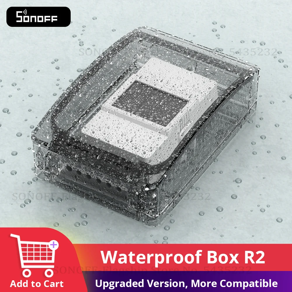 SONOFF-Waterproof-Box-R2-Water-resistant-Shell-Junction-Box-Compatible ...