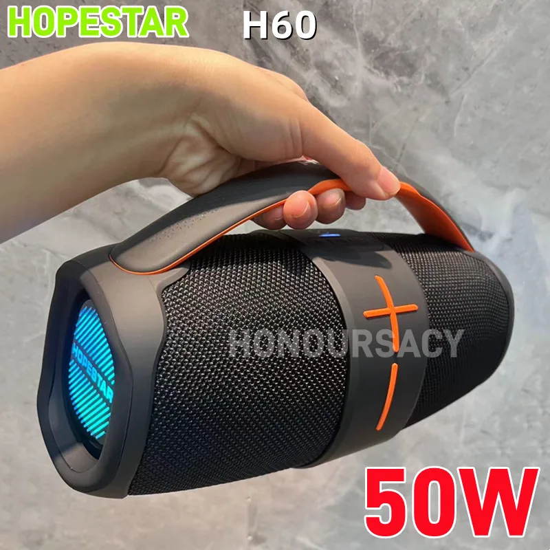 HOPESTAR-H60-Portable-Waterproof-Wireless-Speakers-50W-High-Power-Music ...
