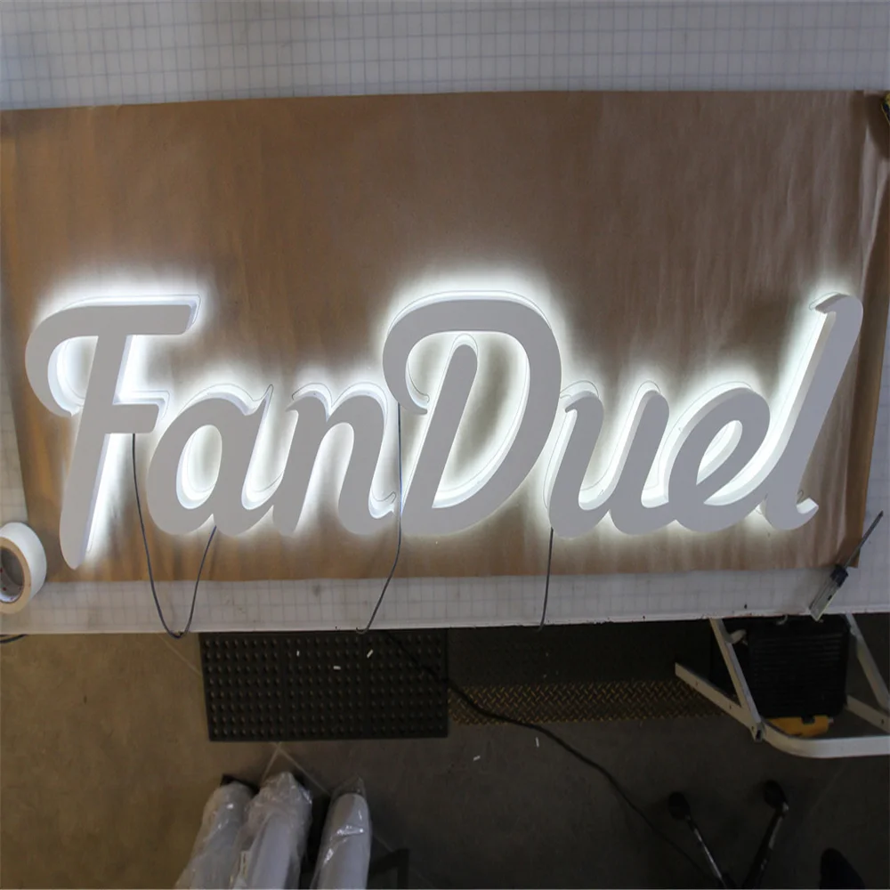 Factory Outlet Exterior Stainless Steel 3D Back Lit LED Letters, Custom ...