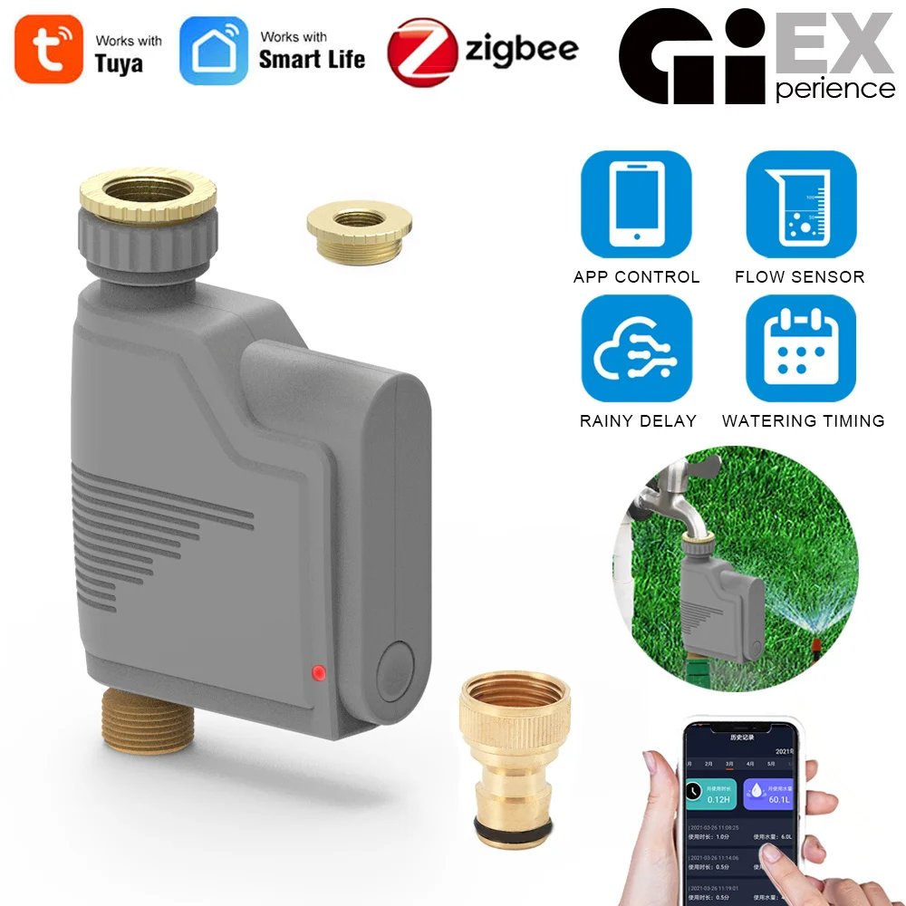 Zigbee wifi jardim rega temporizador inteligente sistema de irrigação ...