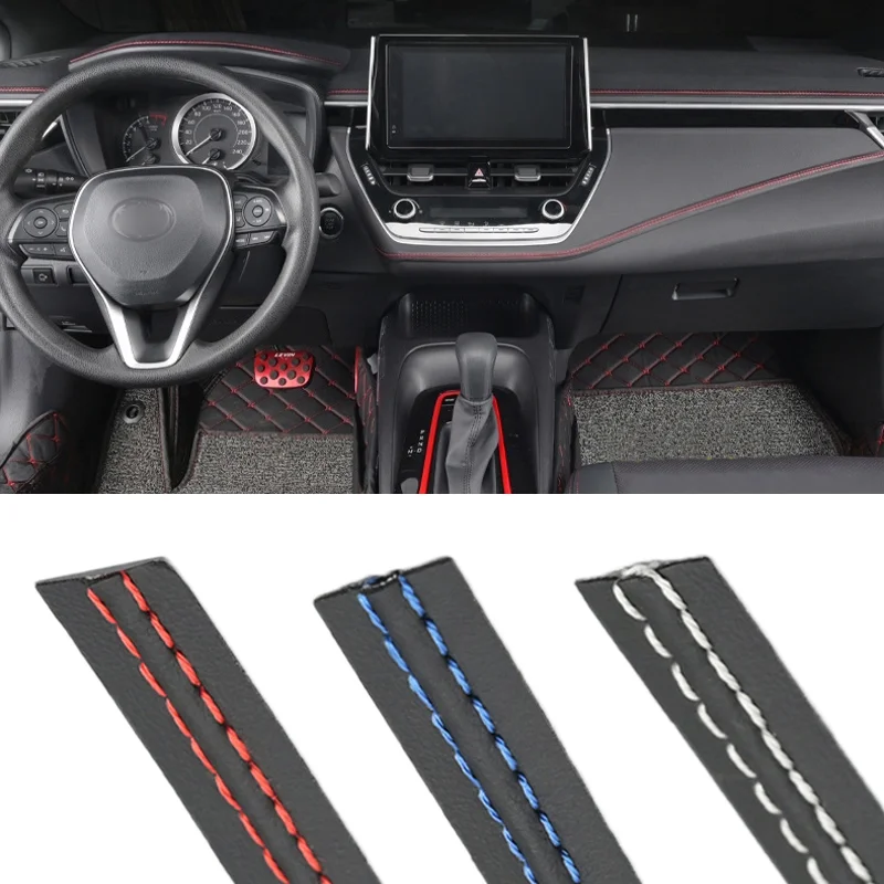 Car-Pu-Leather-Decoration-Line-Interior-Dashboard-Self-adhesive ...